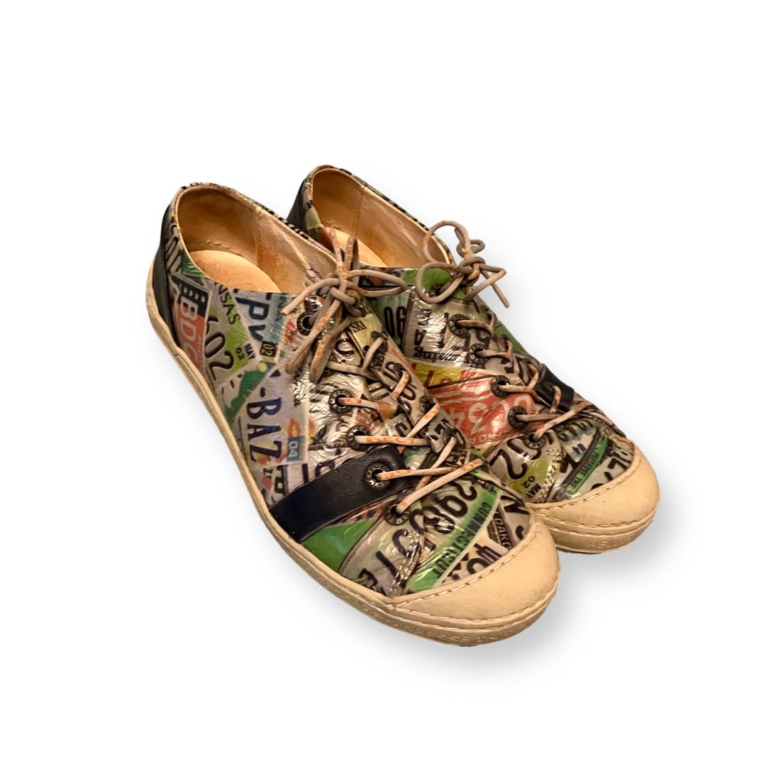 Y2K EJECT Ultra Rare Vintage Colorful Sneakers With Art Print 90s 80s ...