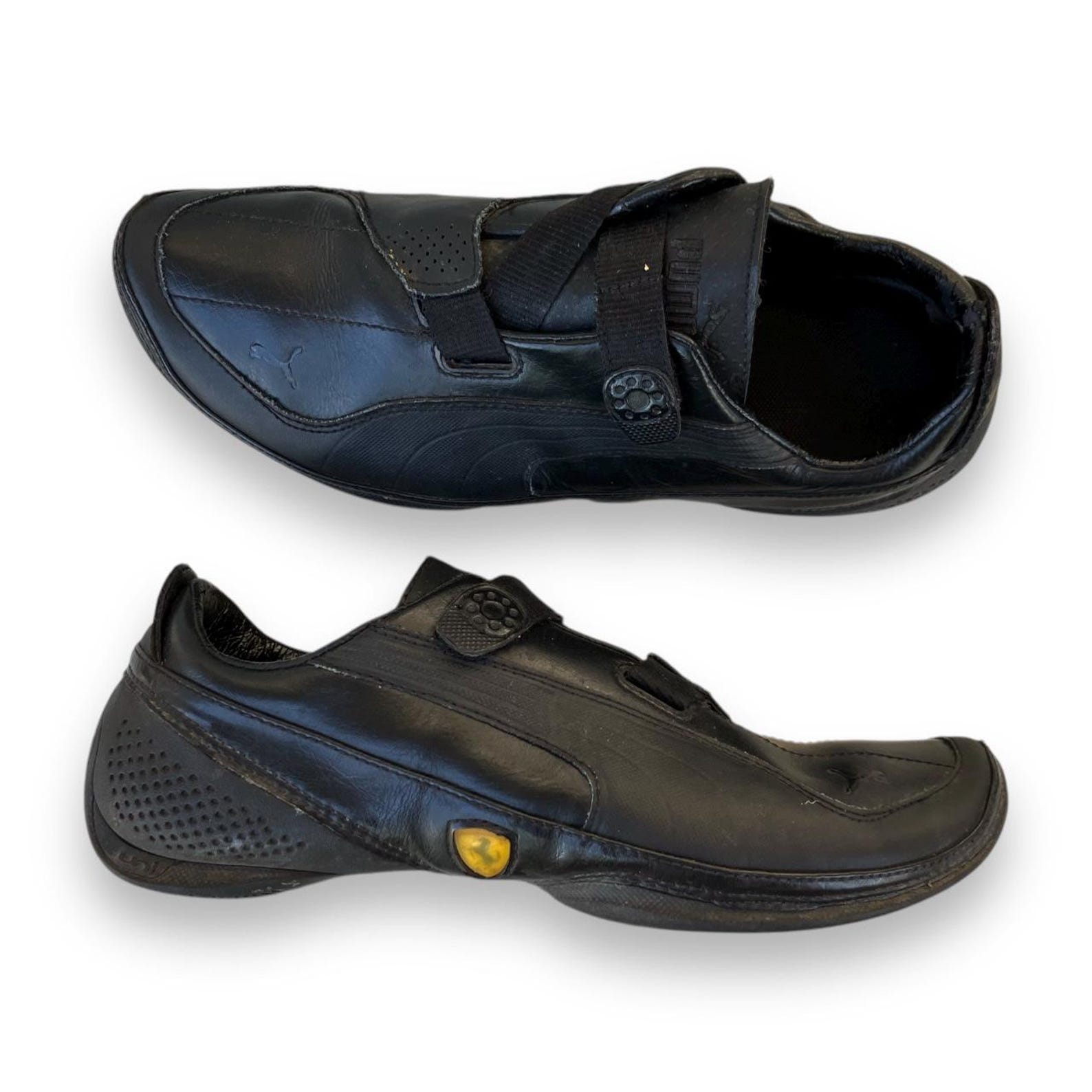 PUMA Ferrari Leather Racing Sneakers Y2K Vintage Archival 80s Blokette ...