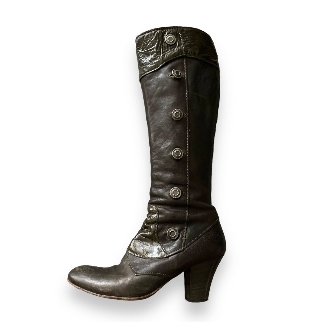 Iconic MOMA Vintage Italian Leather Handmade Boots Archive Ultra Rare ...