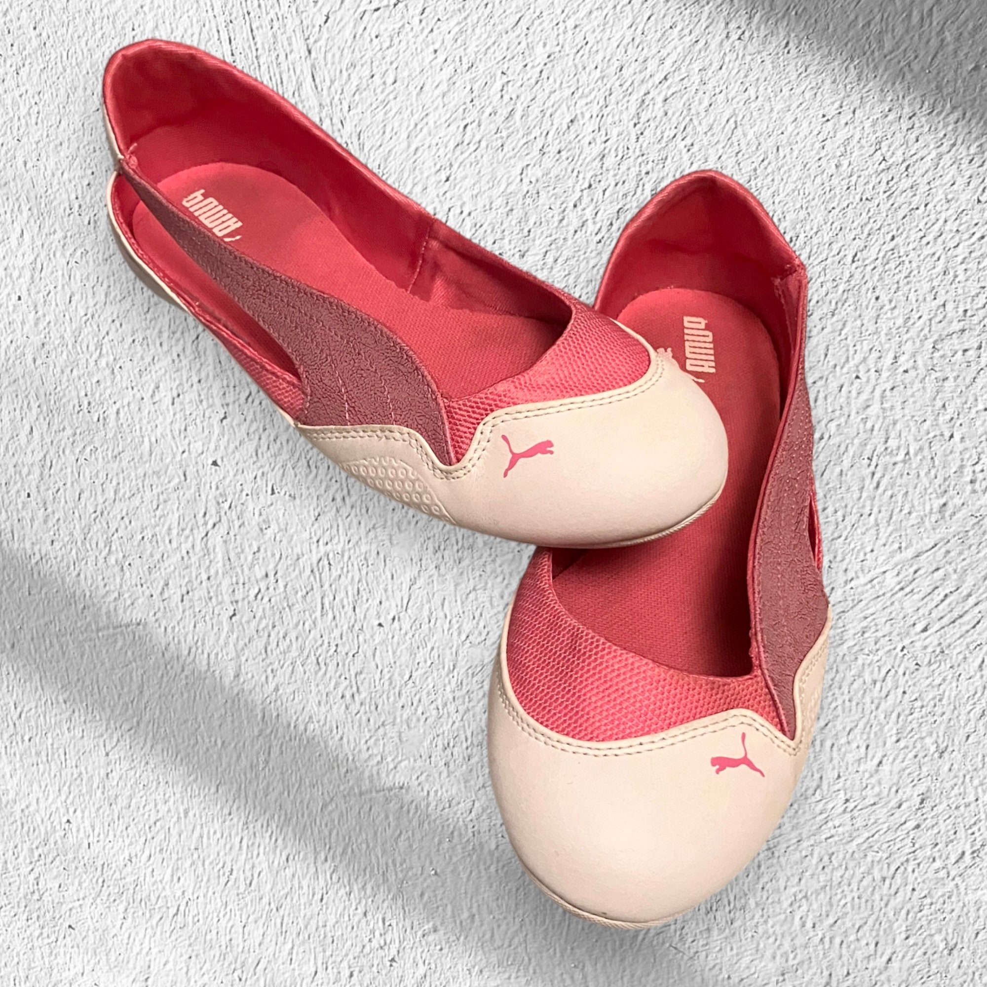 Archive Cyber Y2K Puma Cutout Leather Ballet Flats Sized 37 - Etsy