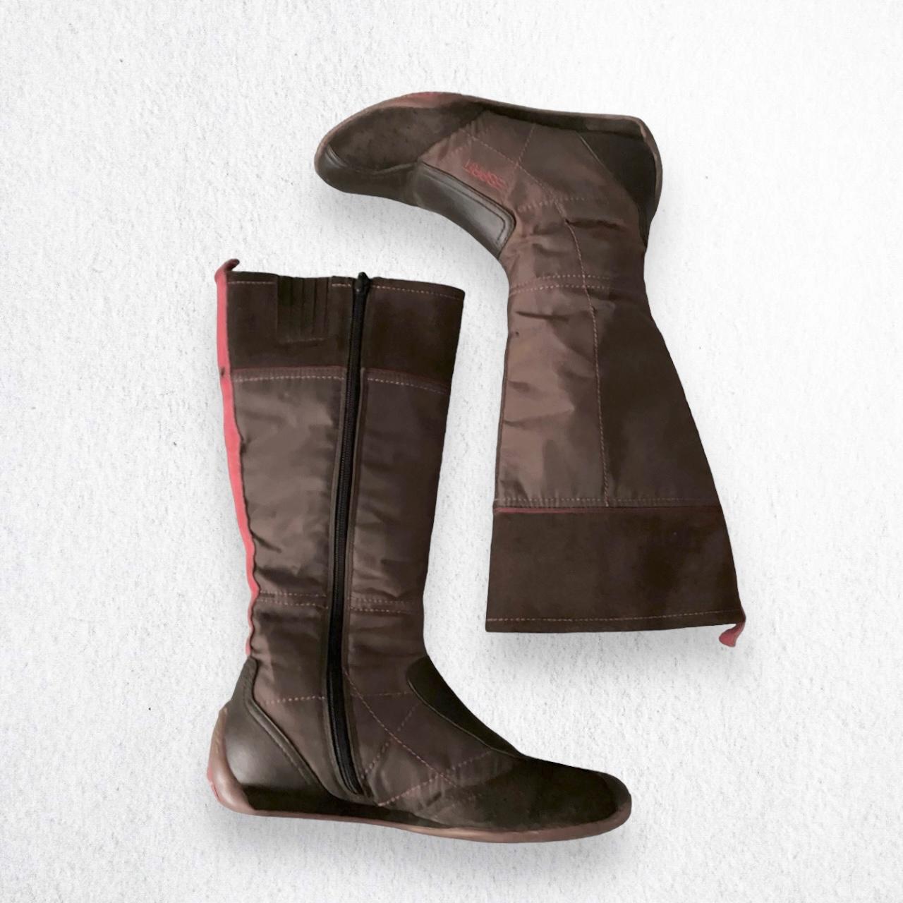 Vintage Boxing Boots Y2K High Knee Leather Archive Mostro 90s 00s ...