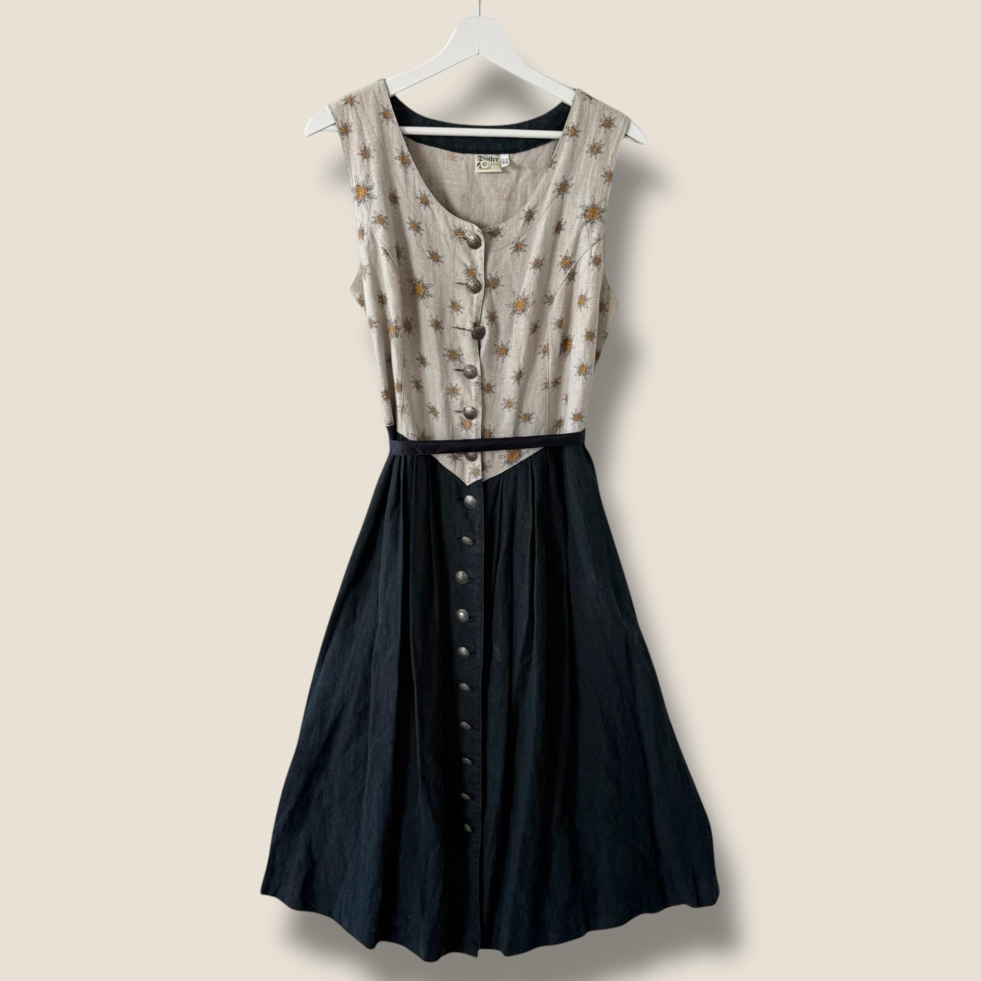 Vintage Distler Original Dress Floral Boho Cottagecore Country Dress ...