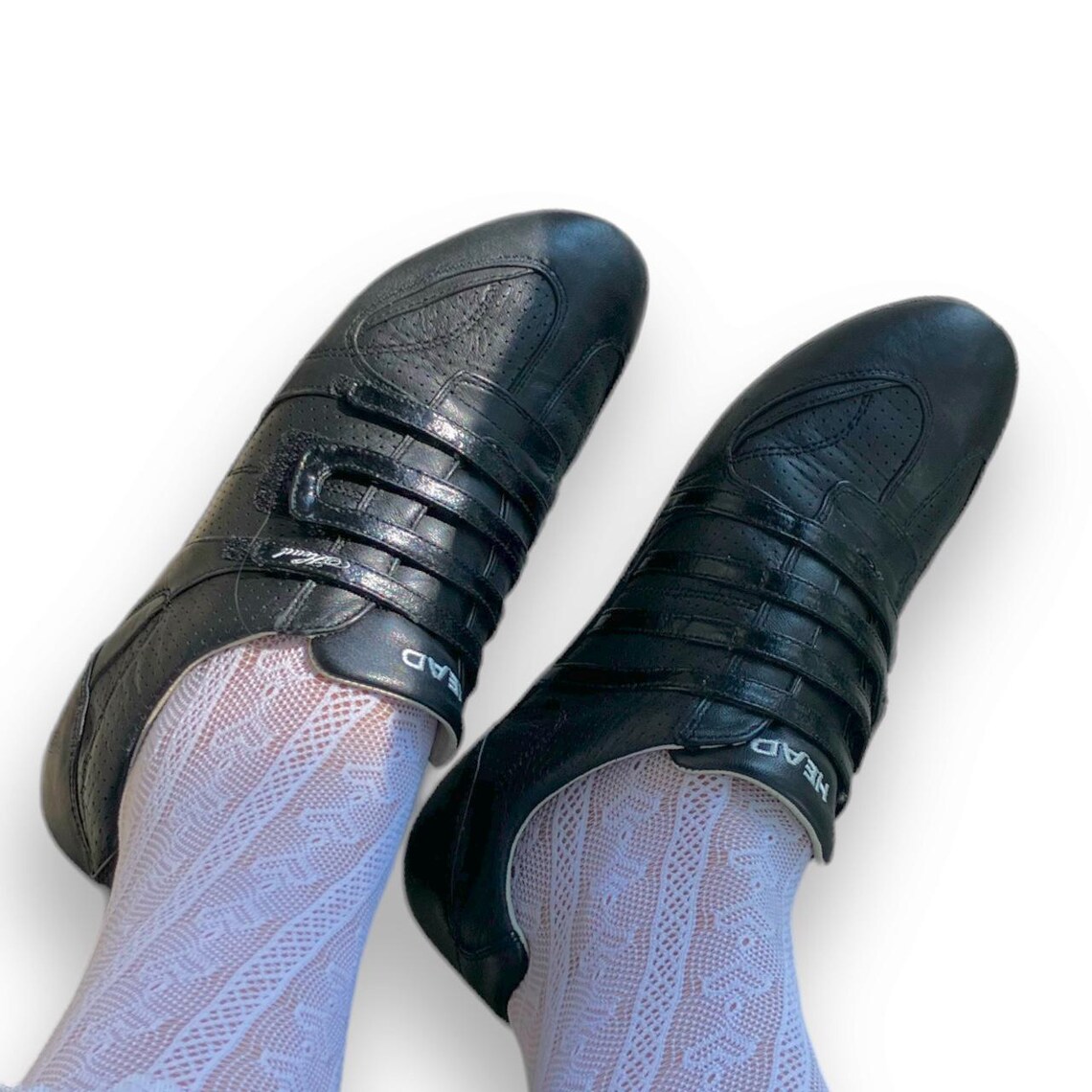 Ultra Rare 90s HEAD Vintage Leather Sneakers Ballet Flats Dystopian ...