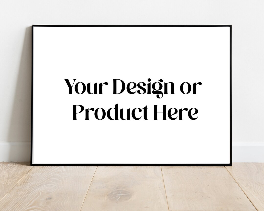 Product Background Mockup | Wall Art Photo Frame | Flat Mockup | JPG ...