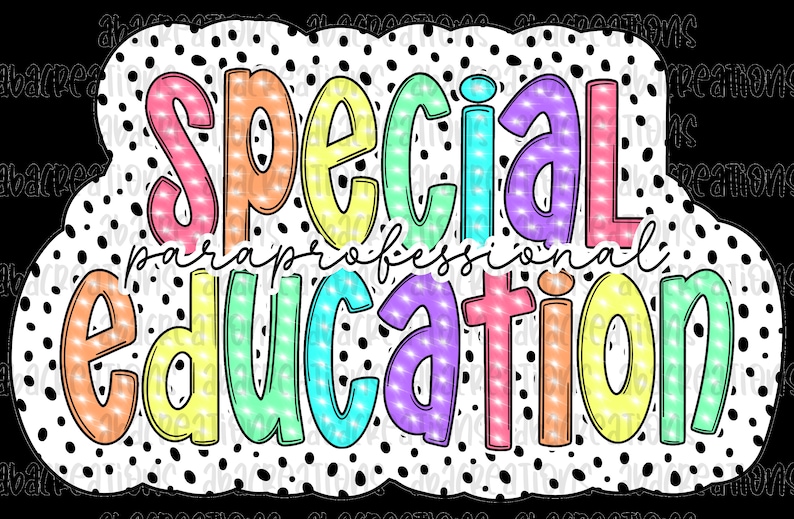 Special Education Para PNG - Etsy