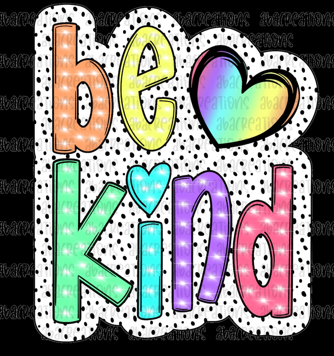 Be Kind PNG - Etsy