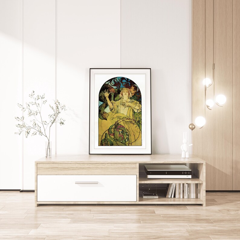 De Forest Phonofilm Poster Illustration by Alphonse Mucha Art Nouveau ...