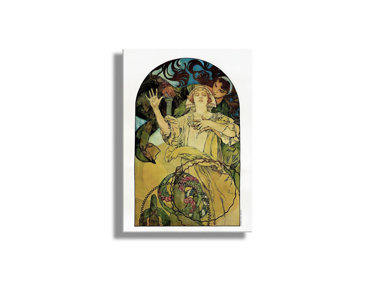 De Forest Phonofilm Poster Illustration by Alphonse Mucha Art Nouveau ...