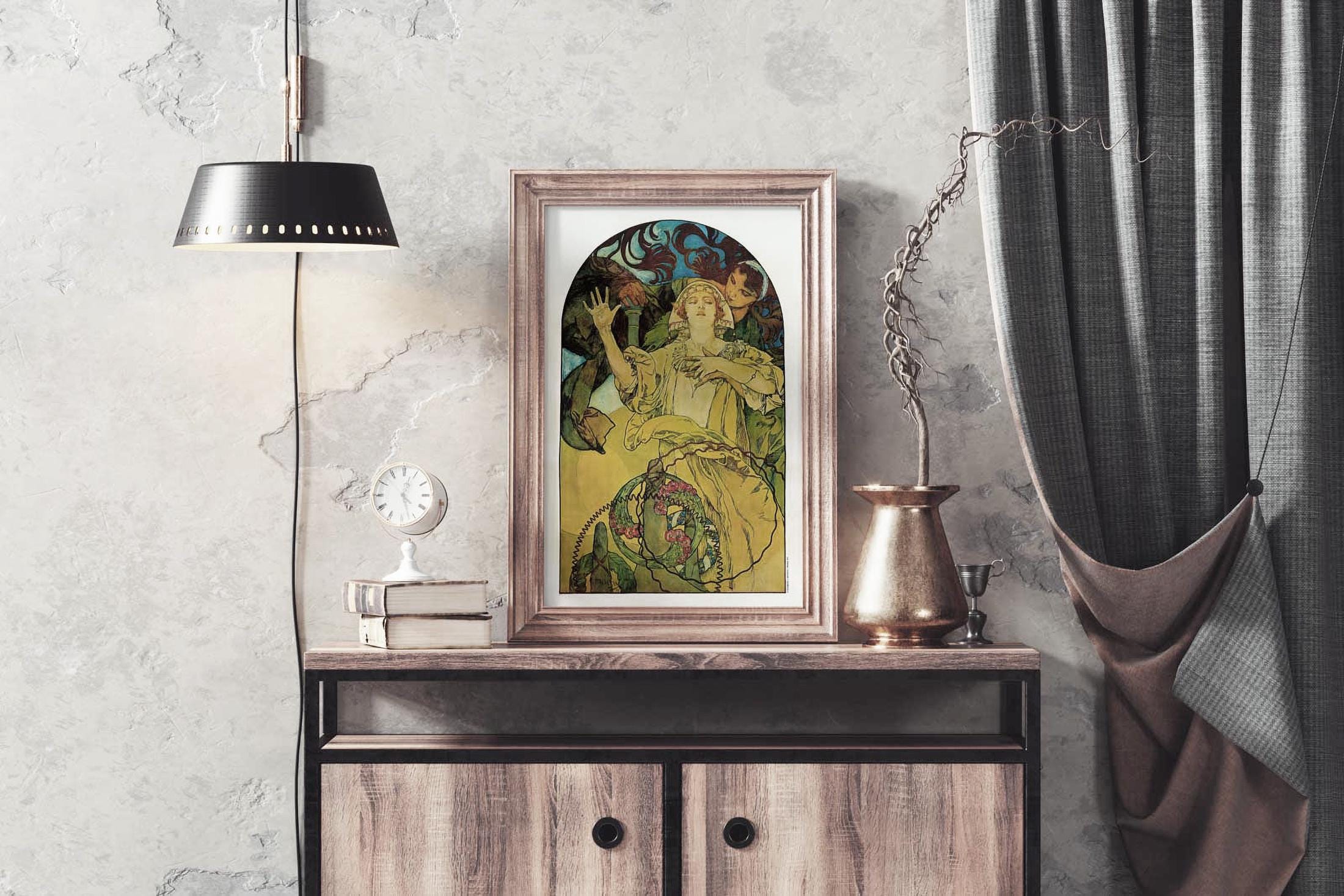 De Forest Phonofilm Poster Illustration by Alphonse Mucha Art Nouveau ...