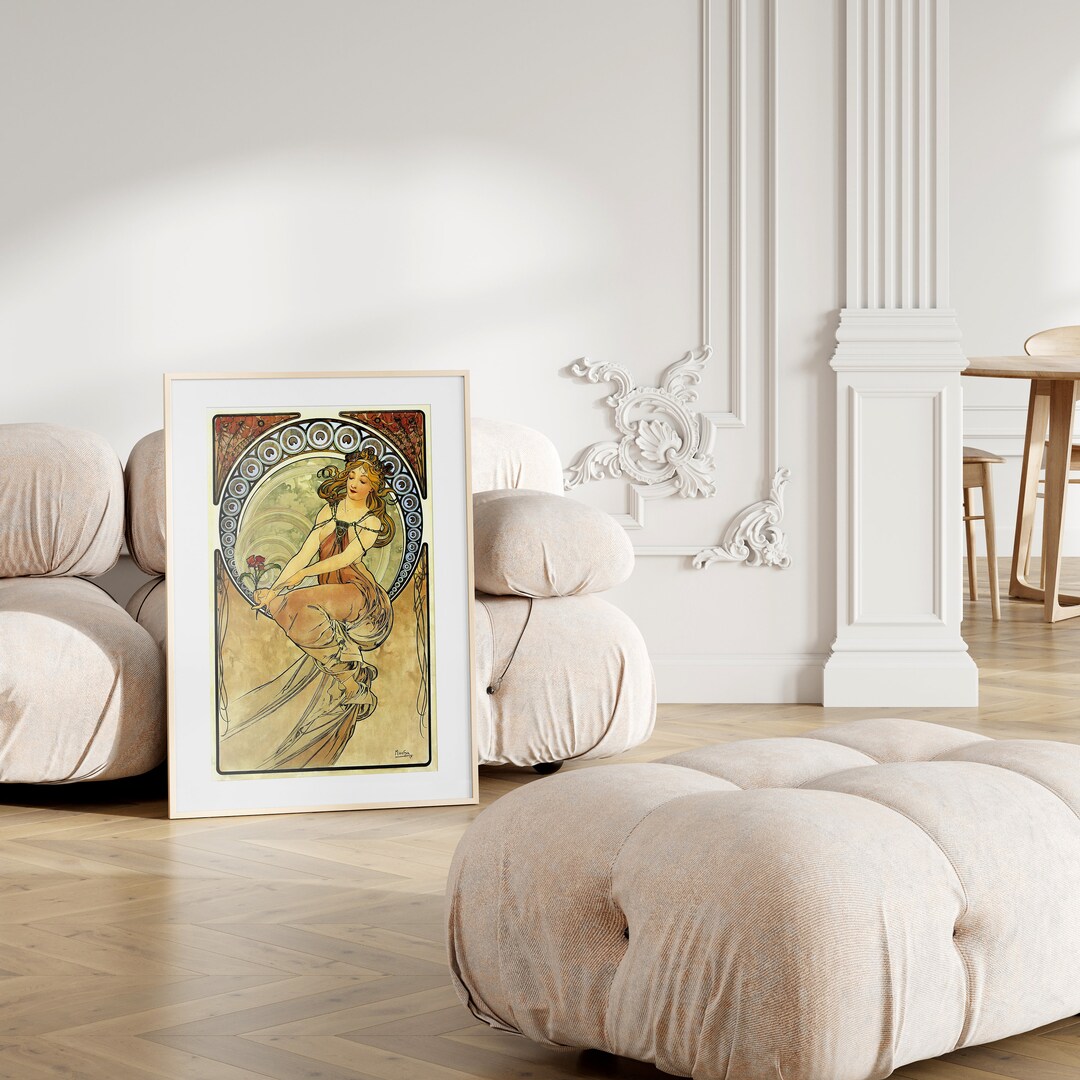 The Arts Series: Paintings by Alphonse Mucha Gallery Canvas Rolled ...