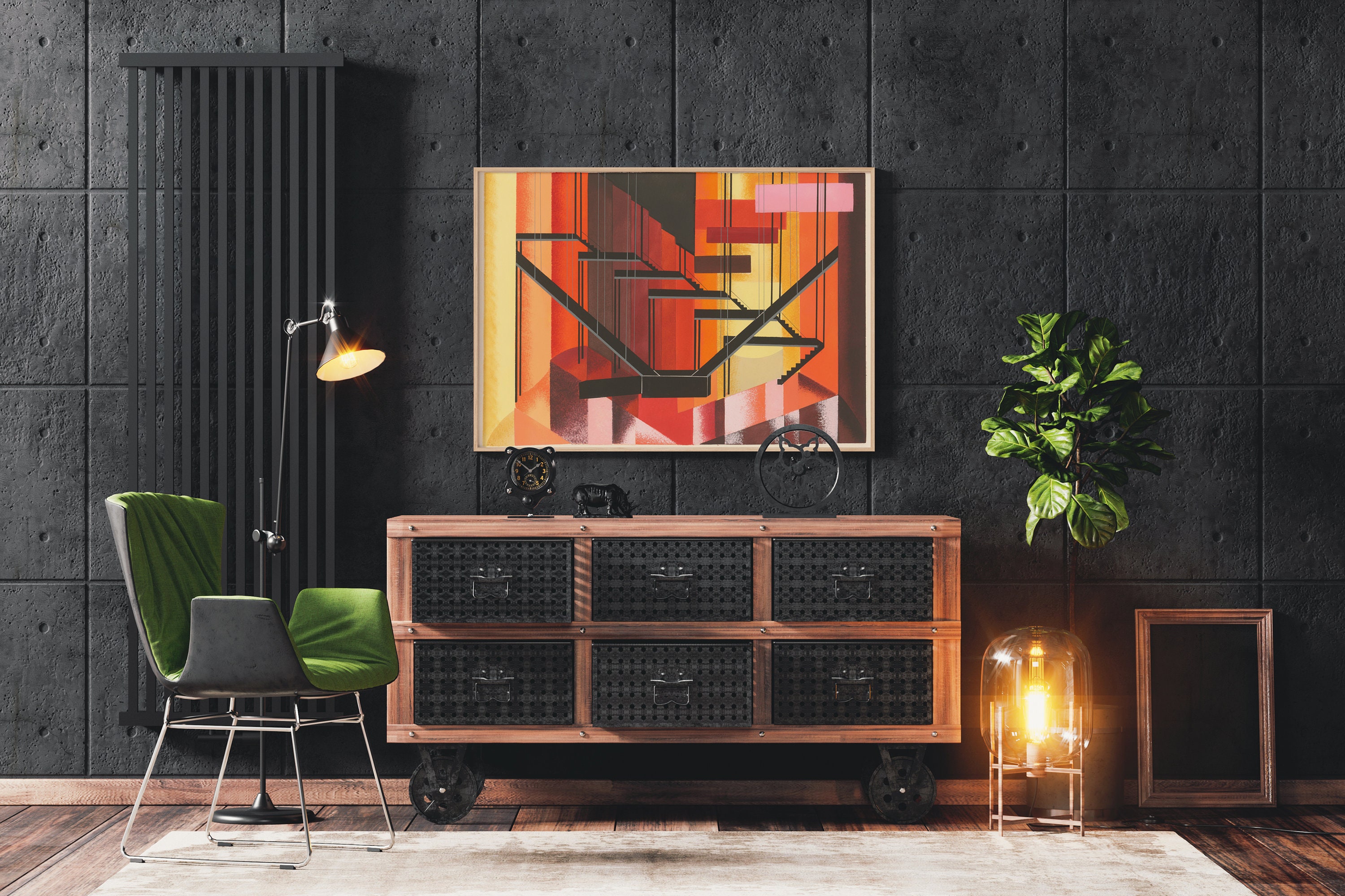 Maquettes De Théatre by Alexandra Exter Abstract Prints Colorful Modern ...