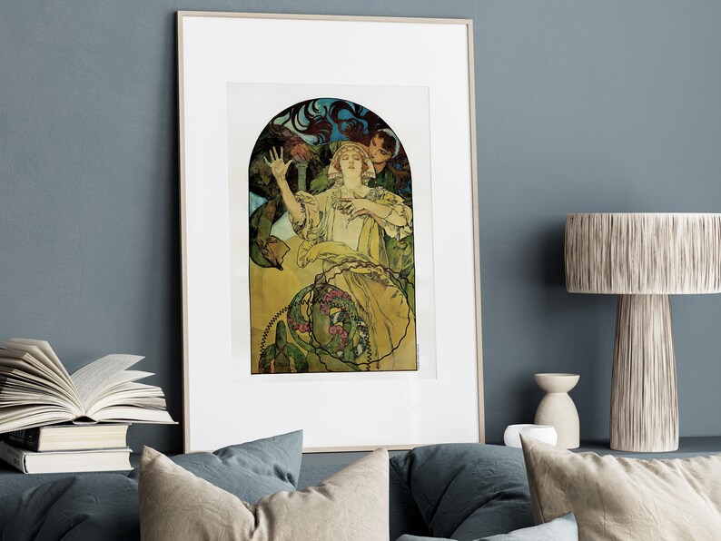 De Forest Phonofilm Poster Illustration by Alphonse Mucha Art Nouveau ...
