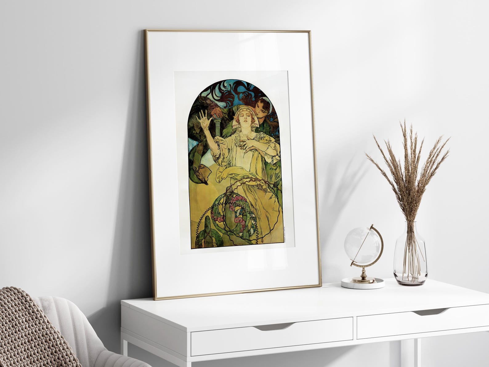 De Forest Phonofilm Poster Illustration by Alphonse Mucha Art Nouveau ...