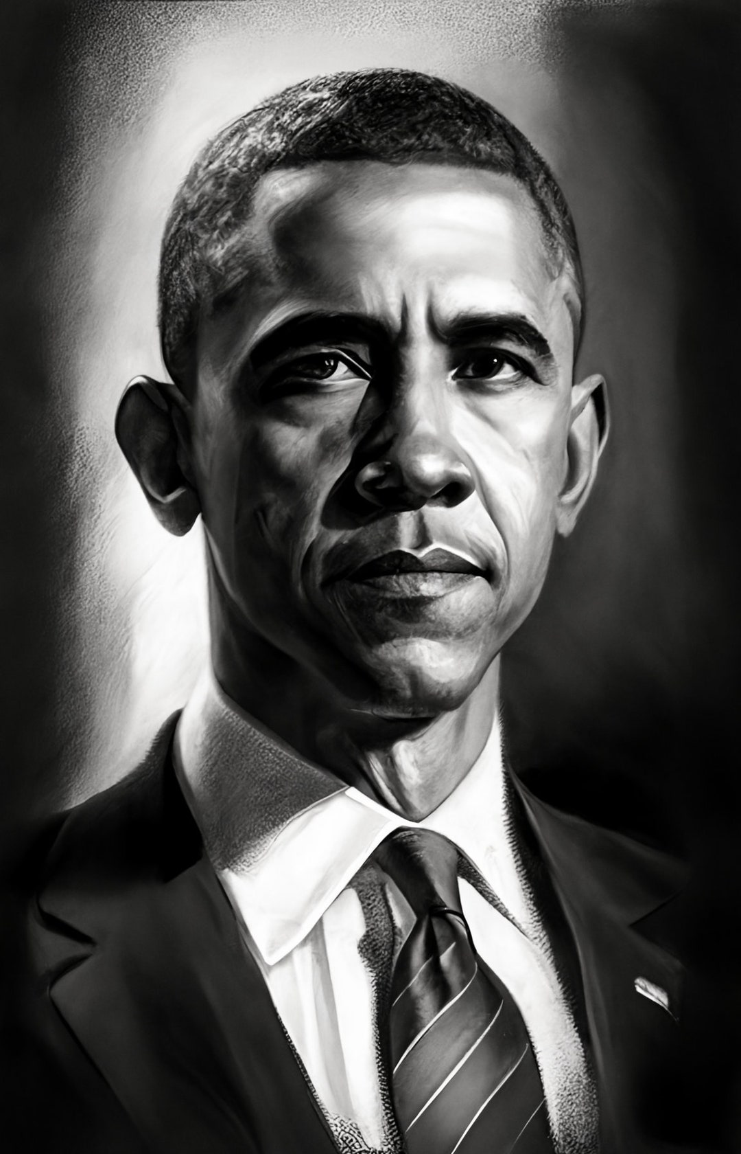 44th US President Barack Obama, High Quality Digital Art Download ...