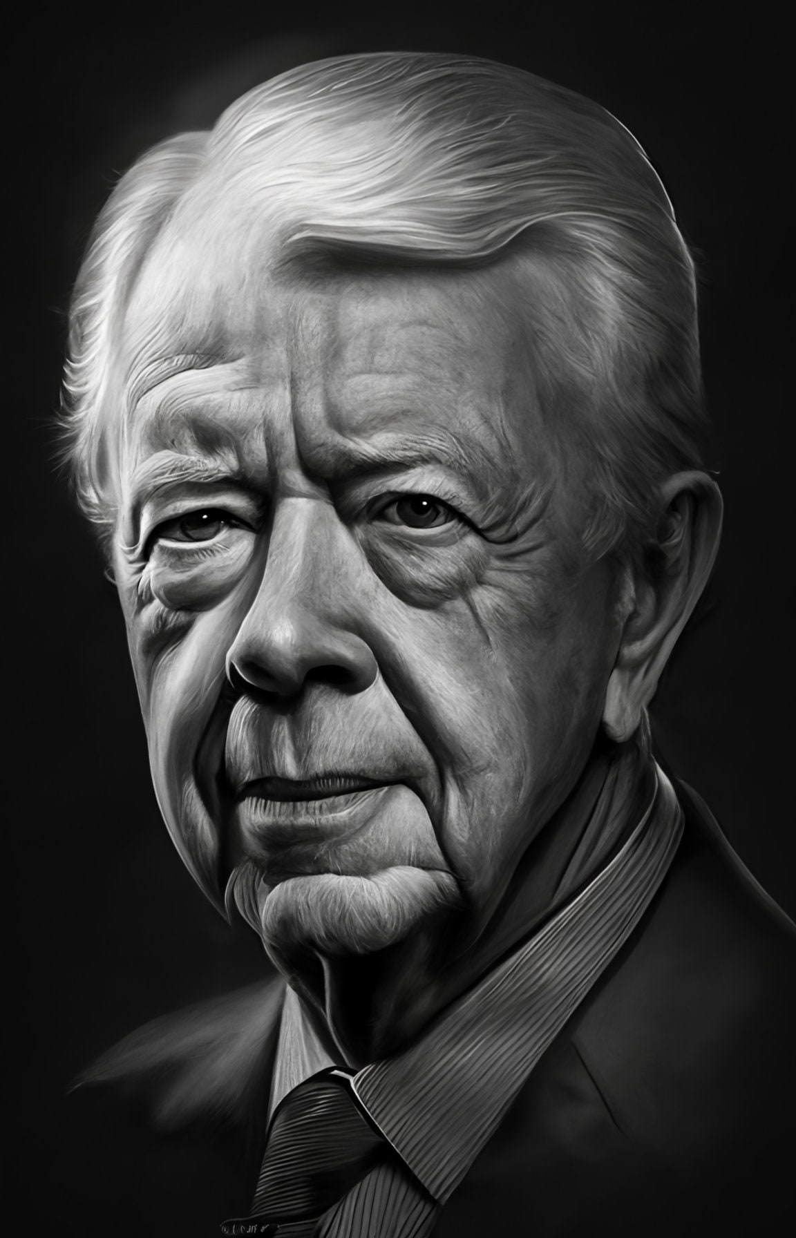 39th US President Jimmy Carter, High Quality Digital Art Download ...