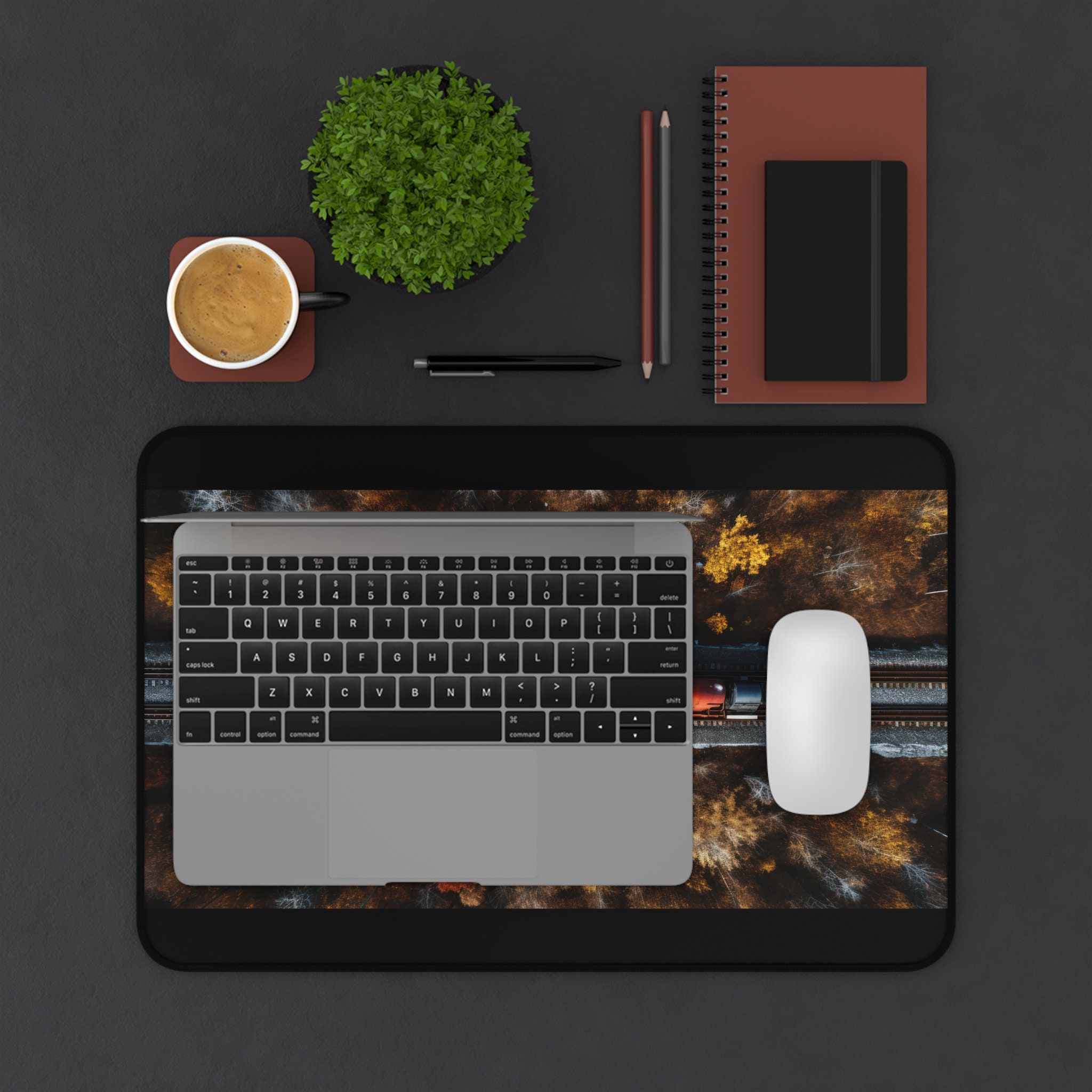 Locomotive Journey: Model Train Desk Mat - Etsy