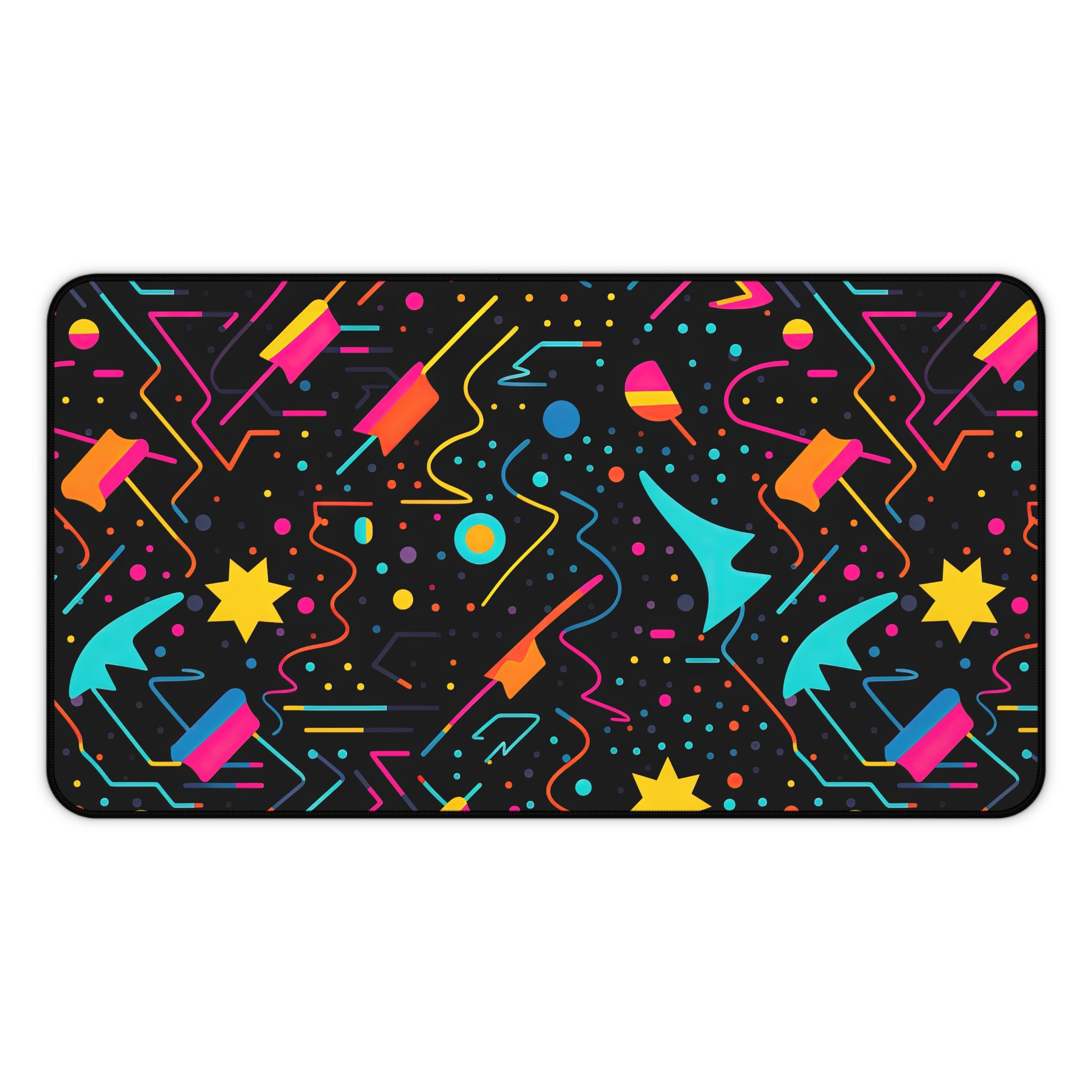 80s Retro Video Game Arcade Carpet Desk Mat - Etsy