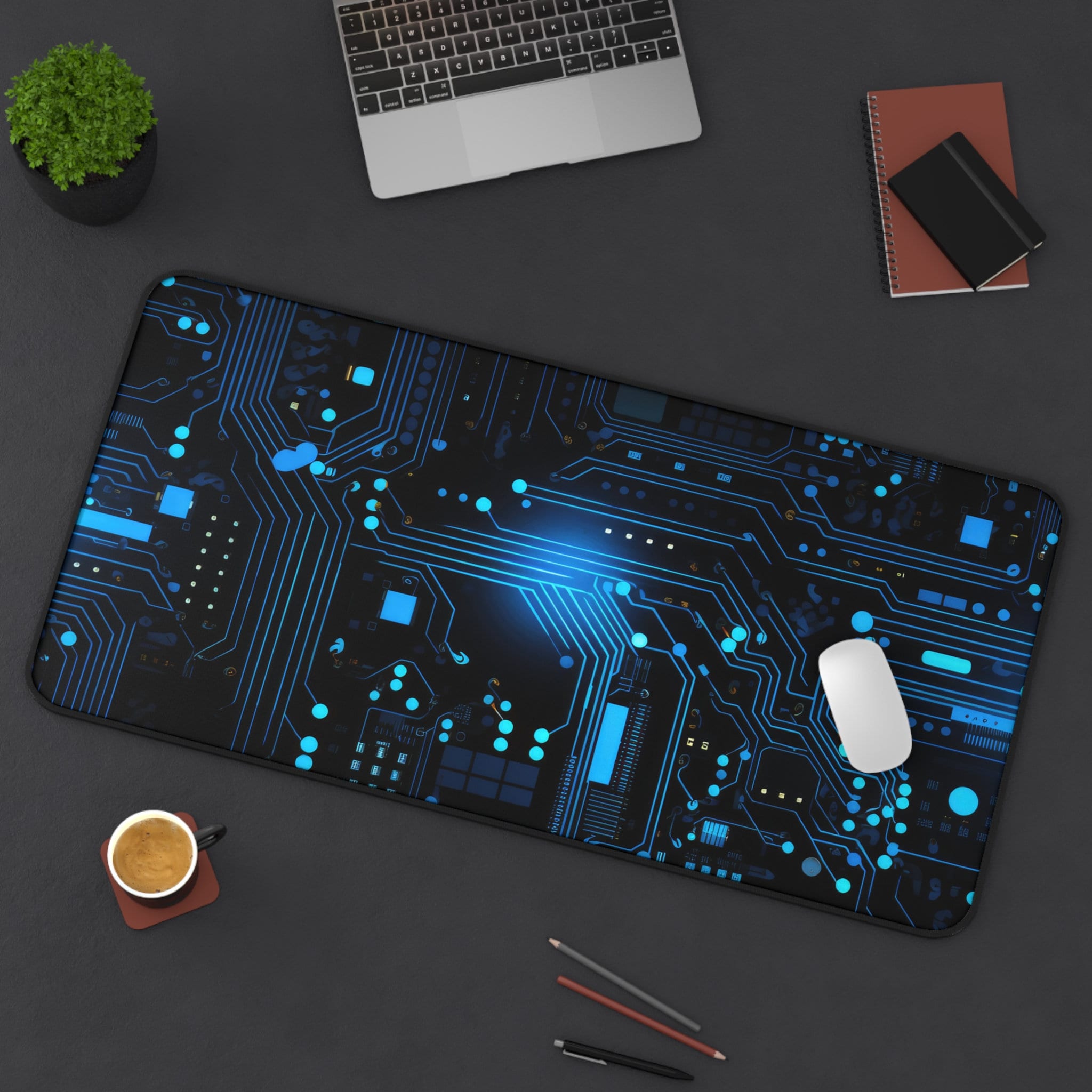 Circuit Stream: Tech Desk Mat - Etsy