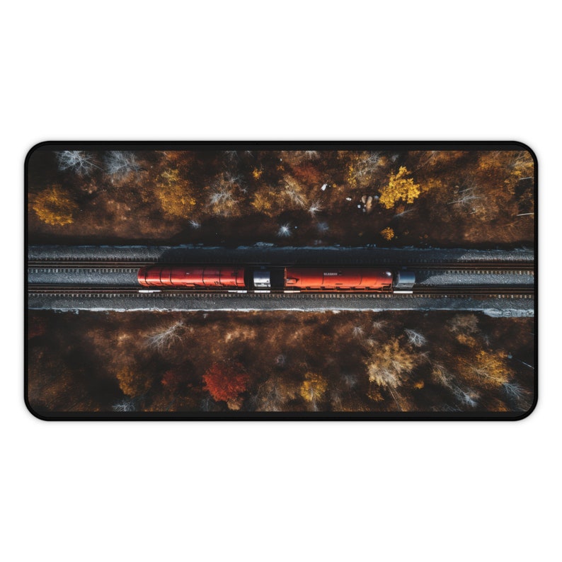 Locomotive Journey: Model Train Desk Mat - Etsy