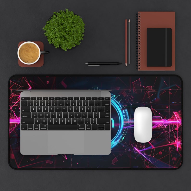 Retro 80's Arcade Tron Desk Mat - Etsy