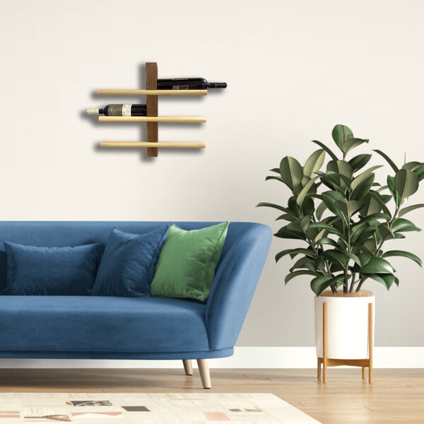 Modern Wine Rack - Etsy