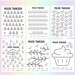 Yearly 12 Mood Tracker Bundle Digital Pdf Download, Mental Health, CBT ...