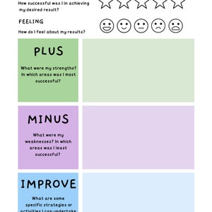 Self Reflection PMI Digital Pdf Download, Mental Health Worksheet ...