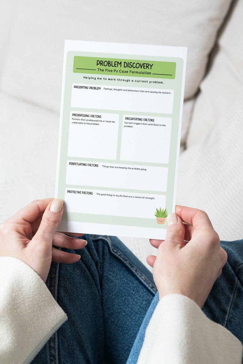 Problem Discovery Digital Pdf Download, Mental Health Worksheet ...