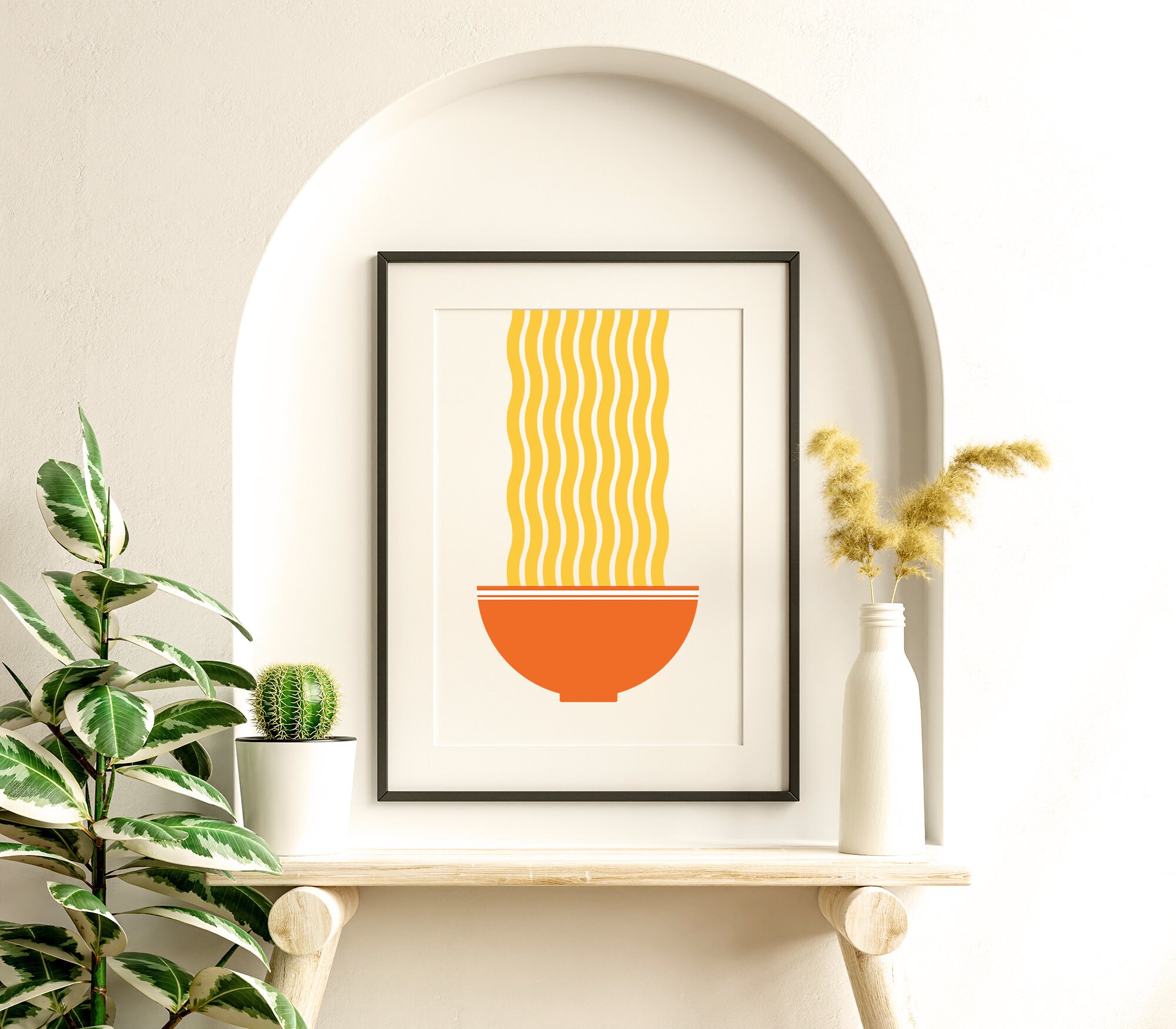 Kitchen Print Set of 3 PRINTABLES | Ramen Food Wall Art | Asian ...