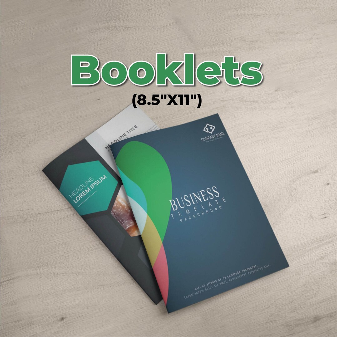 8.5"*11" Booklets Printing, Full Color, Wedding Program , Booklet ...