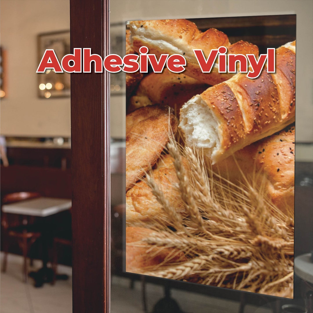 Window Adhesive Vinyl, Large Format, , Vinyl Decal - Etsy