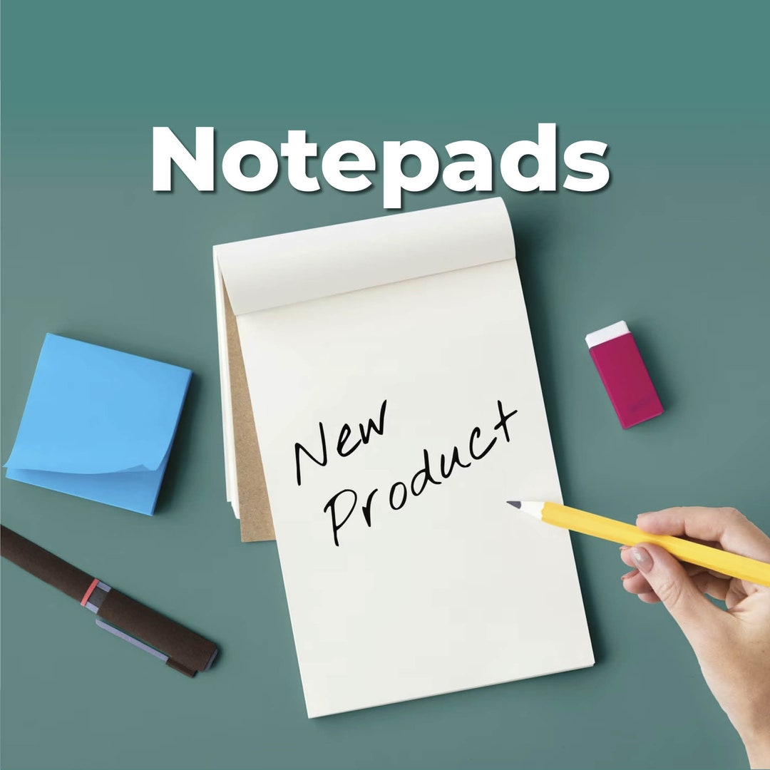 Custom Notepads - 20lb Paperstock, High-quality Printing, and Fully ...