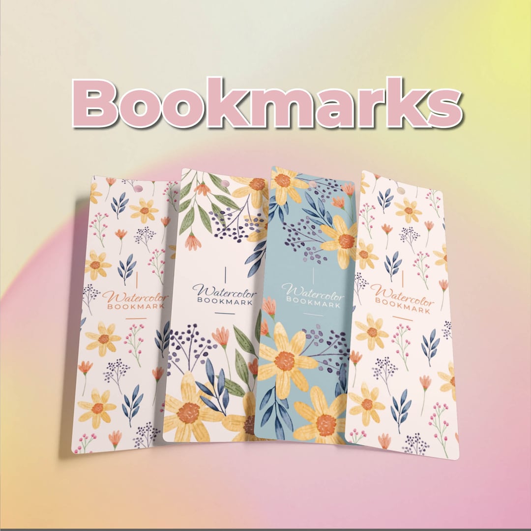 Bookmarks Printing , Full Colour, 2 Sided, Custom Printed (personalized ...
