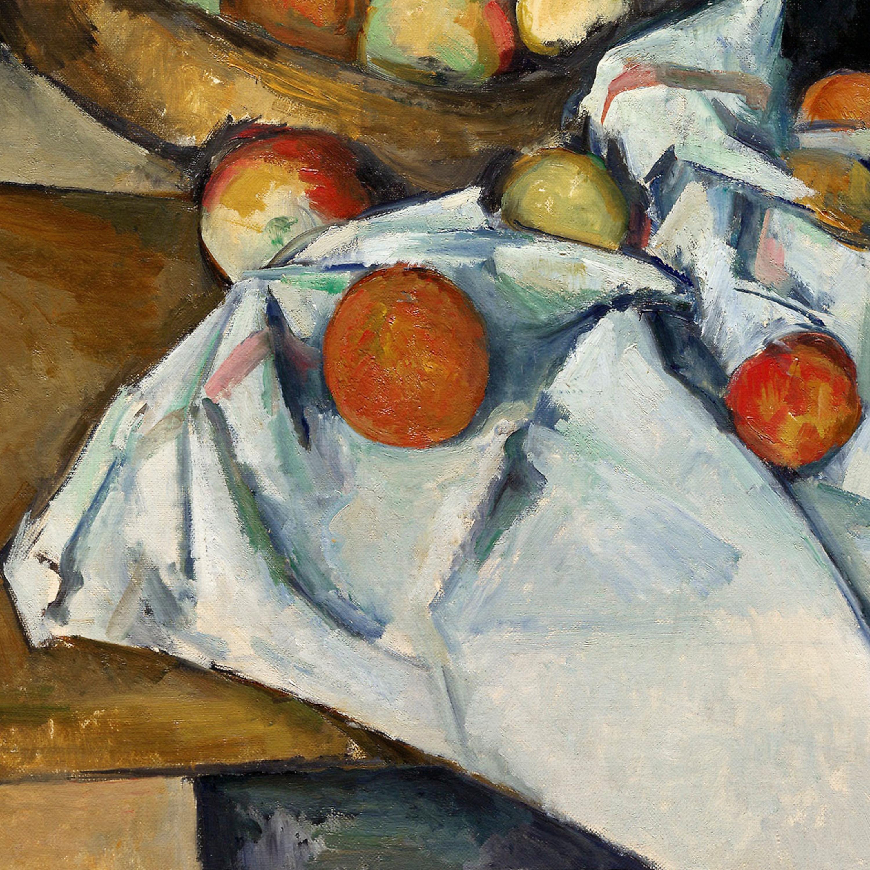 Cezanne Basket of Apples Print: Impressionism Still Life (digital ...