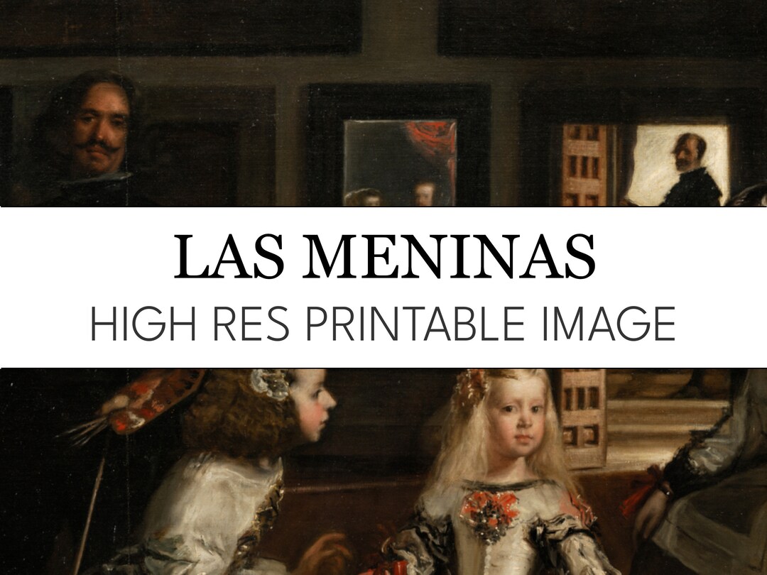 Las Meninas Digital Print // Diego Velazquez Printable High Res Image ...