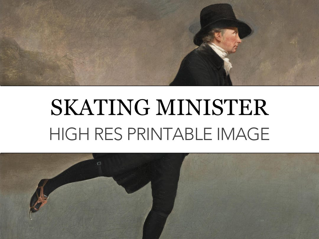 The Skating Minister Print: Henry Raeburn Scottish Painting (digital ...
