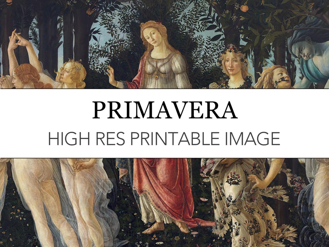 Primavera Botticelli Digital Art Print // Spring Sandro Botticelli ...