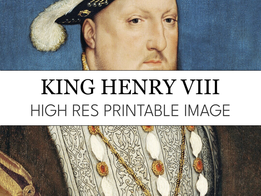 Henry VIII Portrait by Hans Holbein: High-res Printable (digital ...