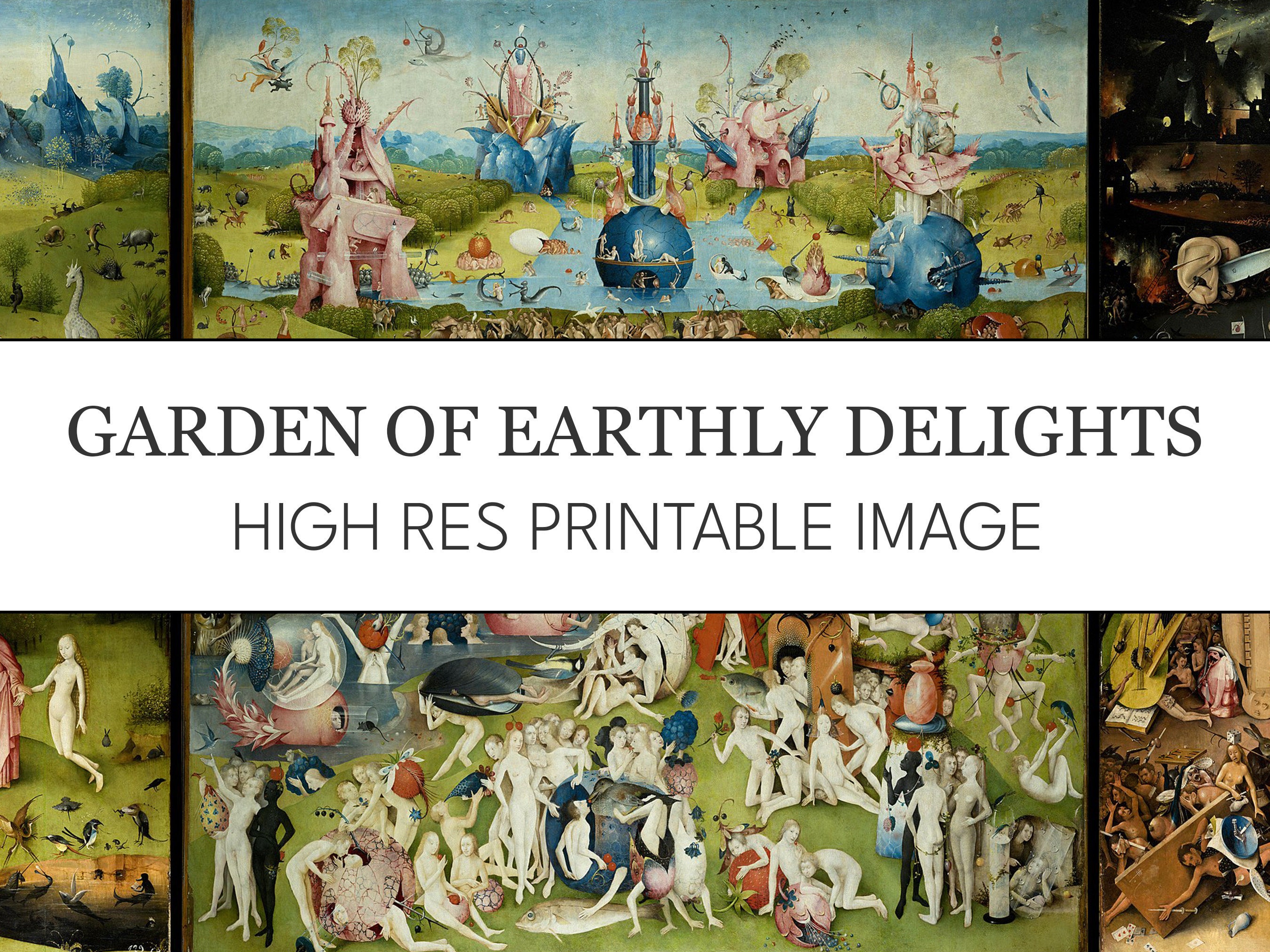 Hieronymus Bosch Garden Of Earthly Delights High Resolution