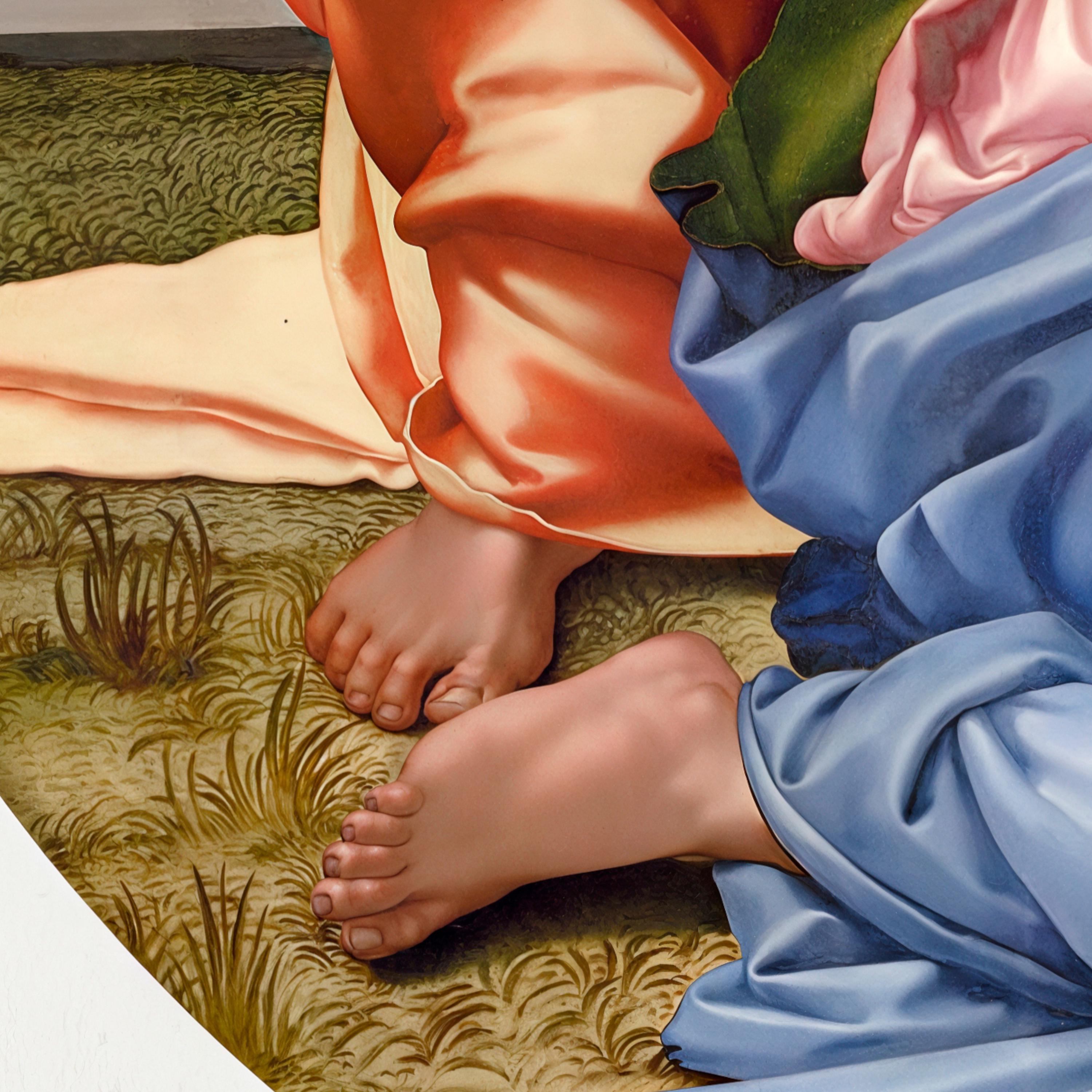 Michelangelo Doni Tondo Print: Renaissance Holy Family (digital ...