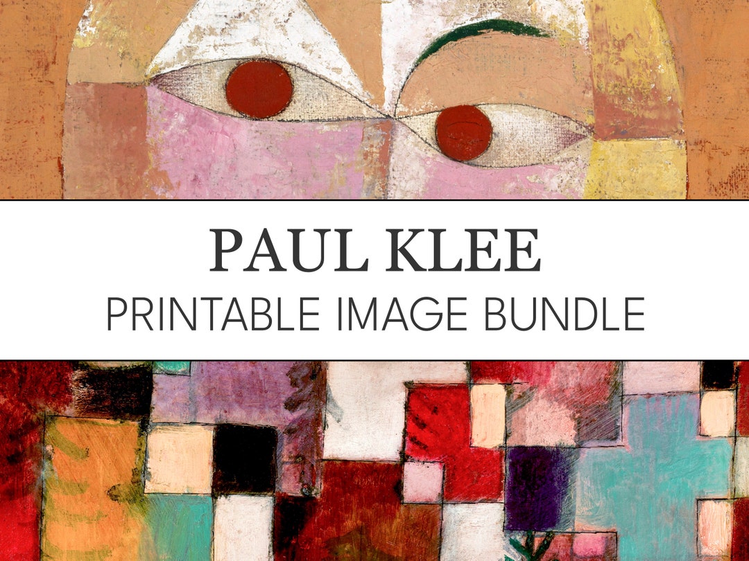 Paul Klee 22 Printable Images Bundle // High Res Wall Decor // Modern ...