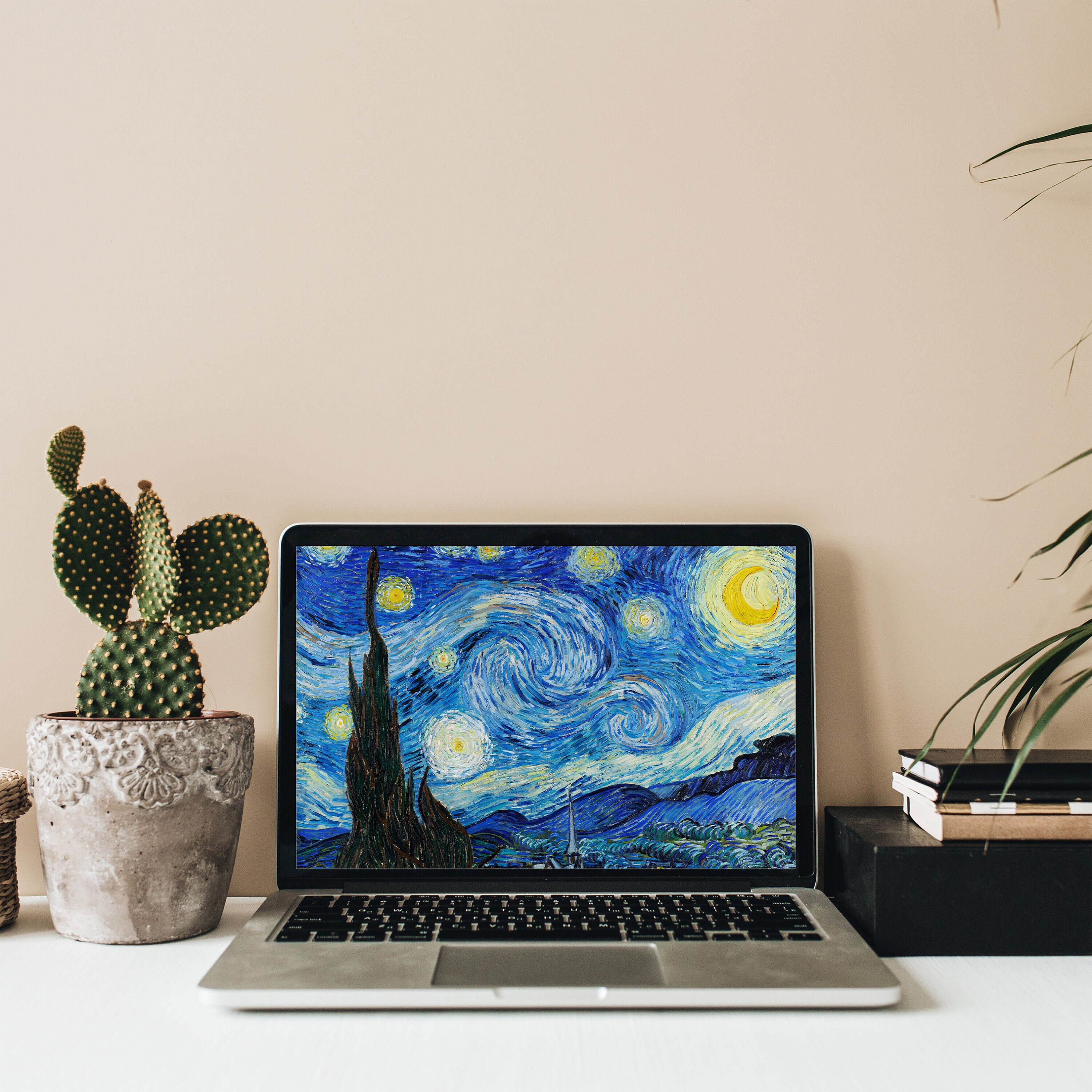 Starry Night Van Gogh Digital Download Art Print // High Res Printable ...
