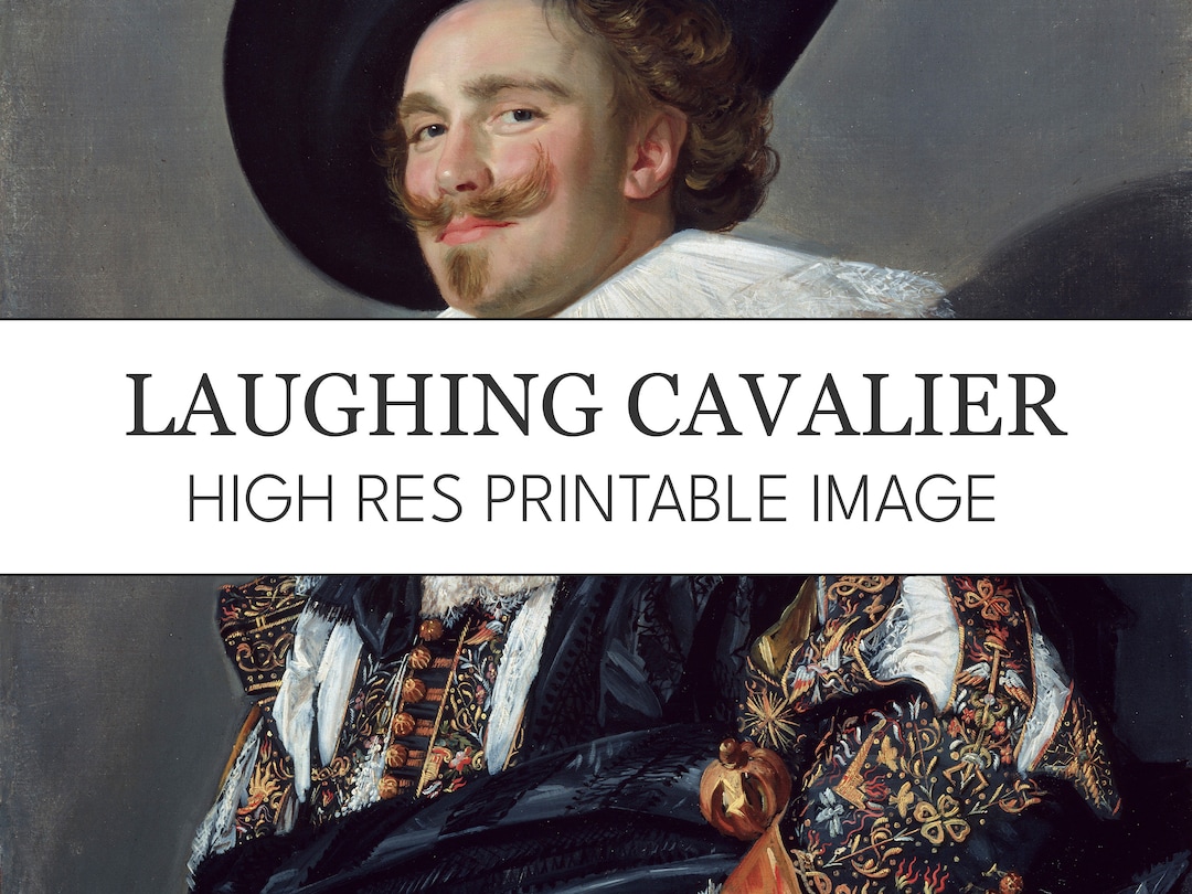 Laughing Cavalier Print: Frans Hals Dutch Golden Age Portrait (digital ...