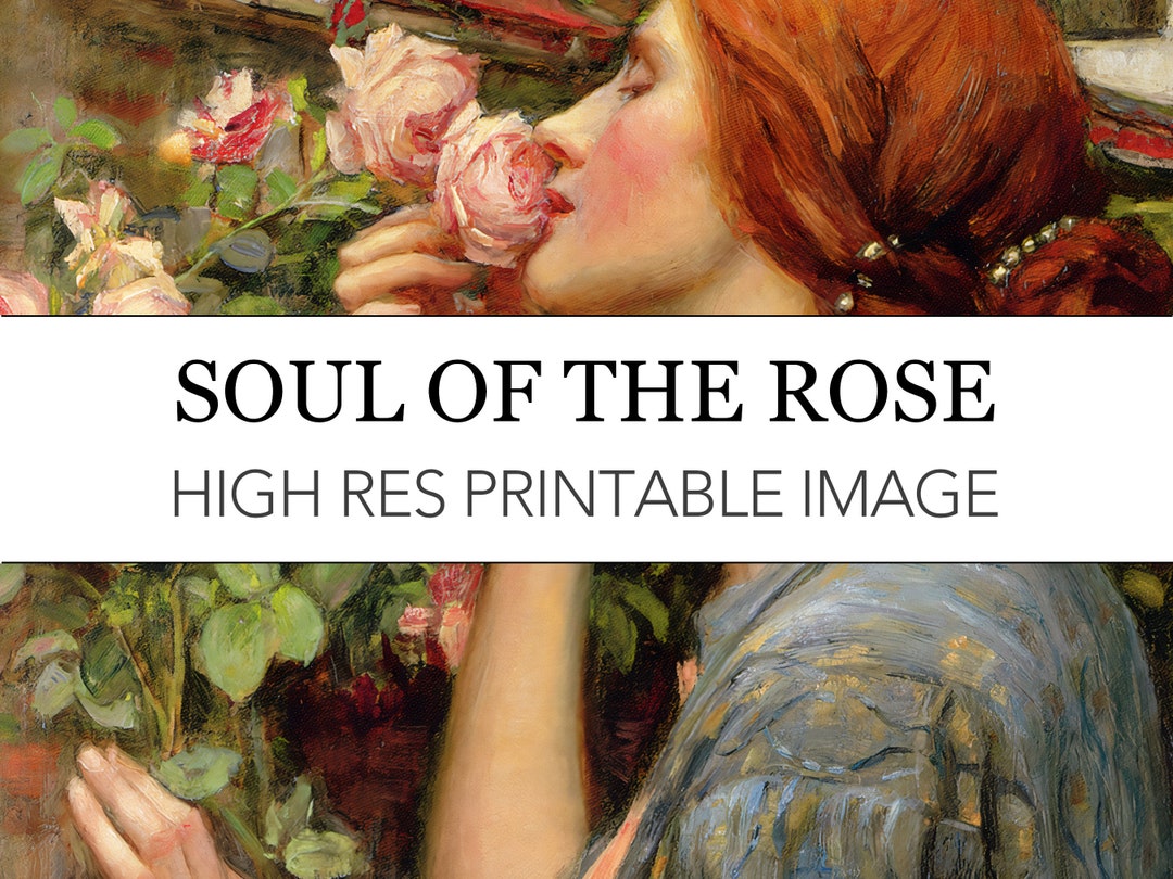 Soul of the Rose Printable Digital Print // John William Waterhouse Pre ...