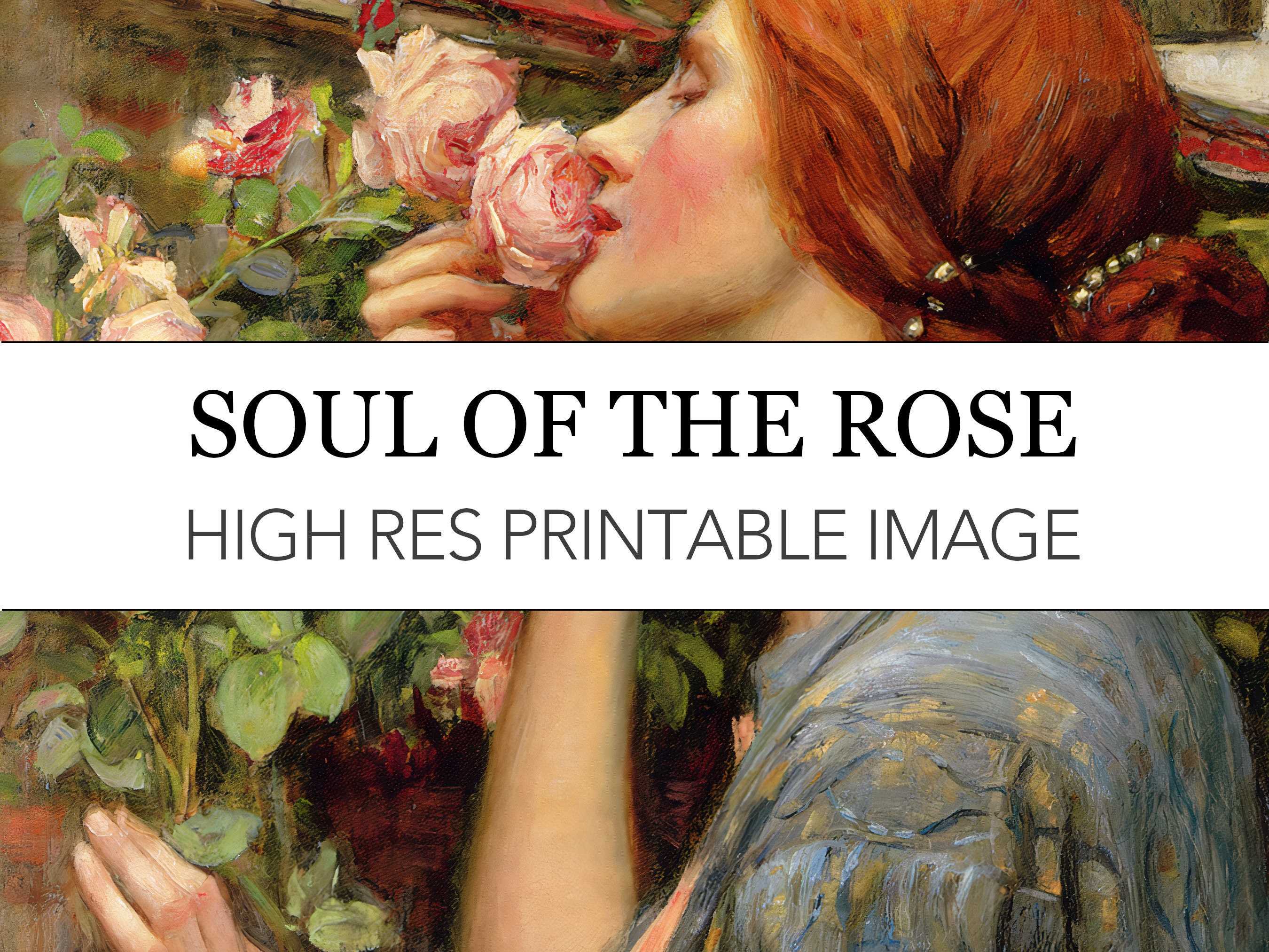 Soul of the Rose Printable Digital Print // John William Waterhouse Pre ...