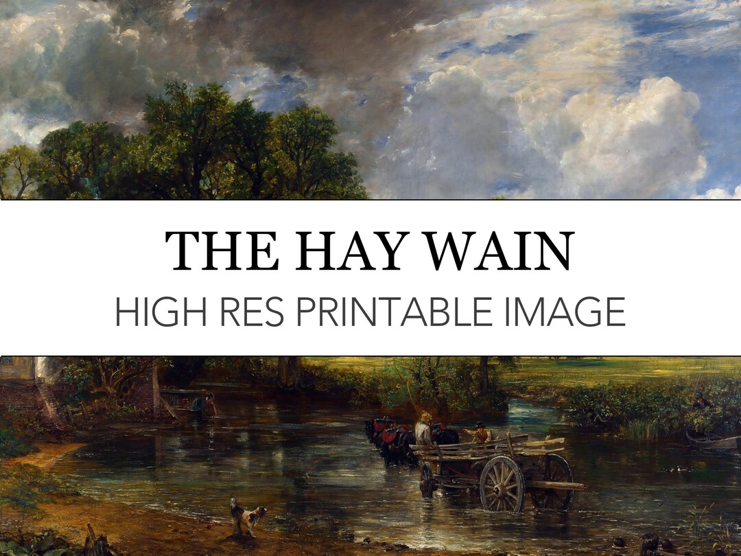Hay Wain Constable Digital Print // Printable the Haywain John ...
