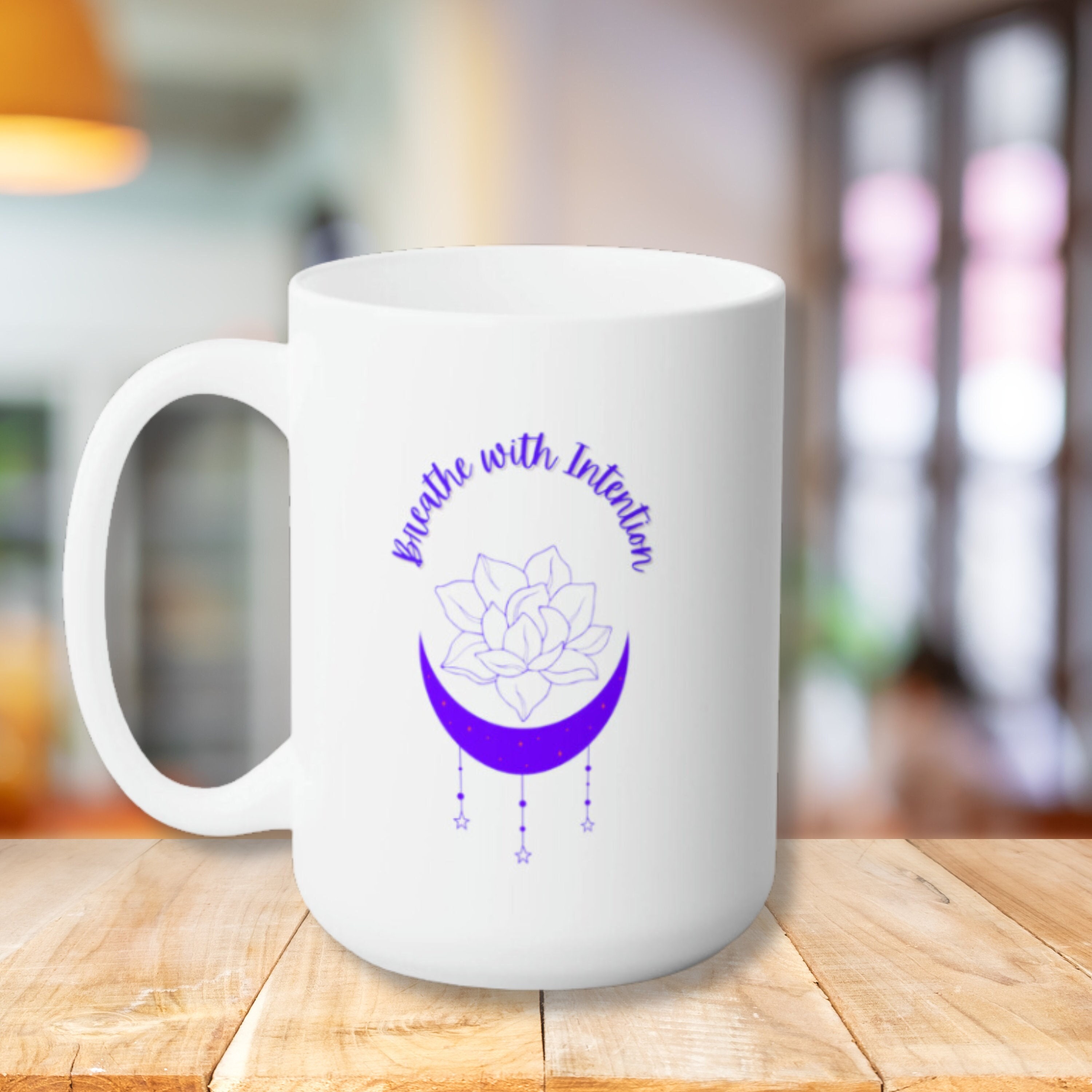Mindfulness Breathing Mug, Daily Reminder Gift Mug, Free Ship ...