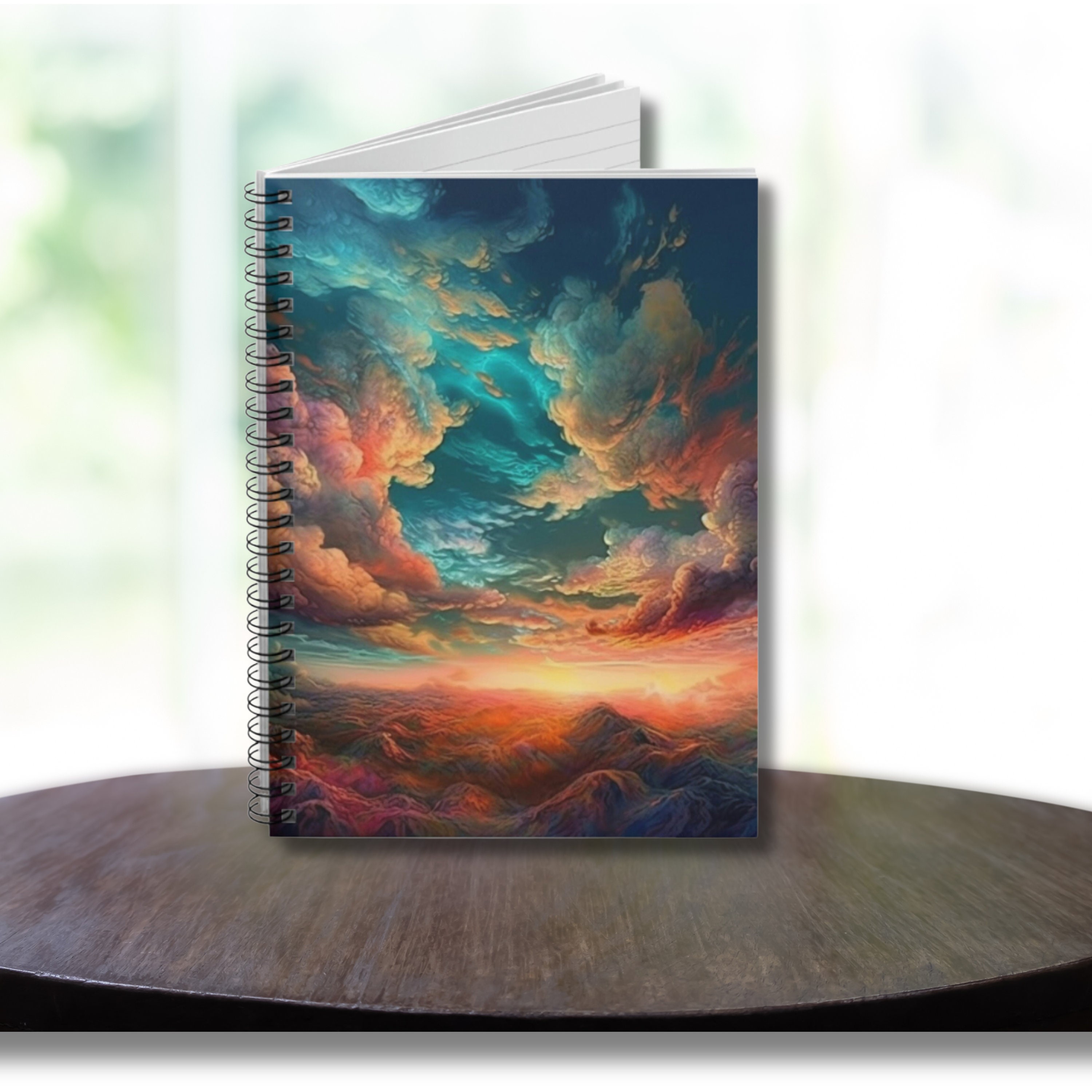 Spiral Paper Fantasy Sky Journal Gratitude Journal Free - Etsy
