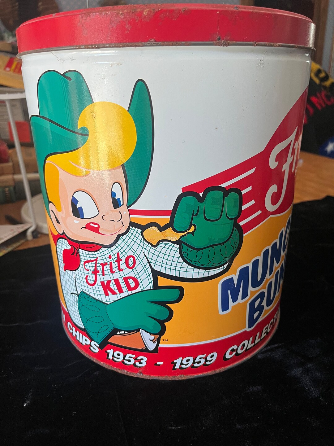 Vintage 1990s Fritos Kid Munch a Bunch Collectors Tin Canister - Etsy