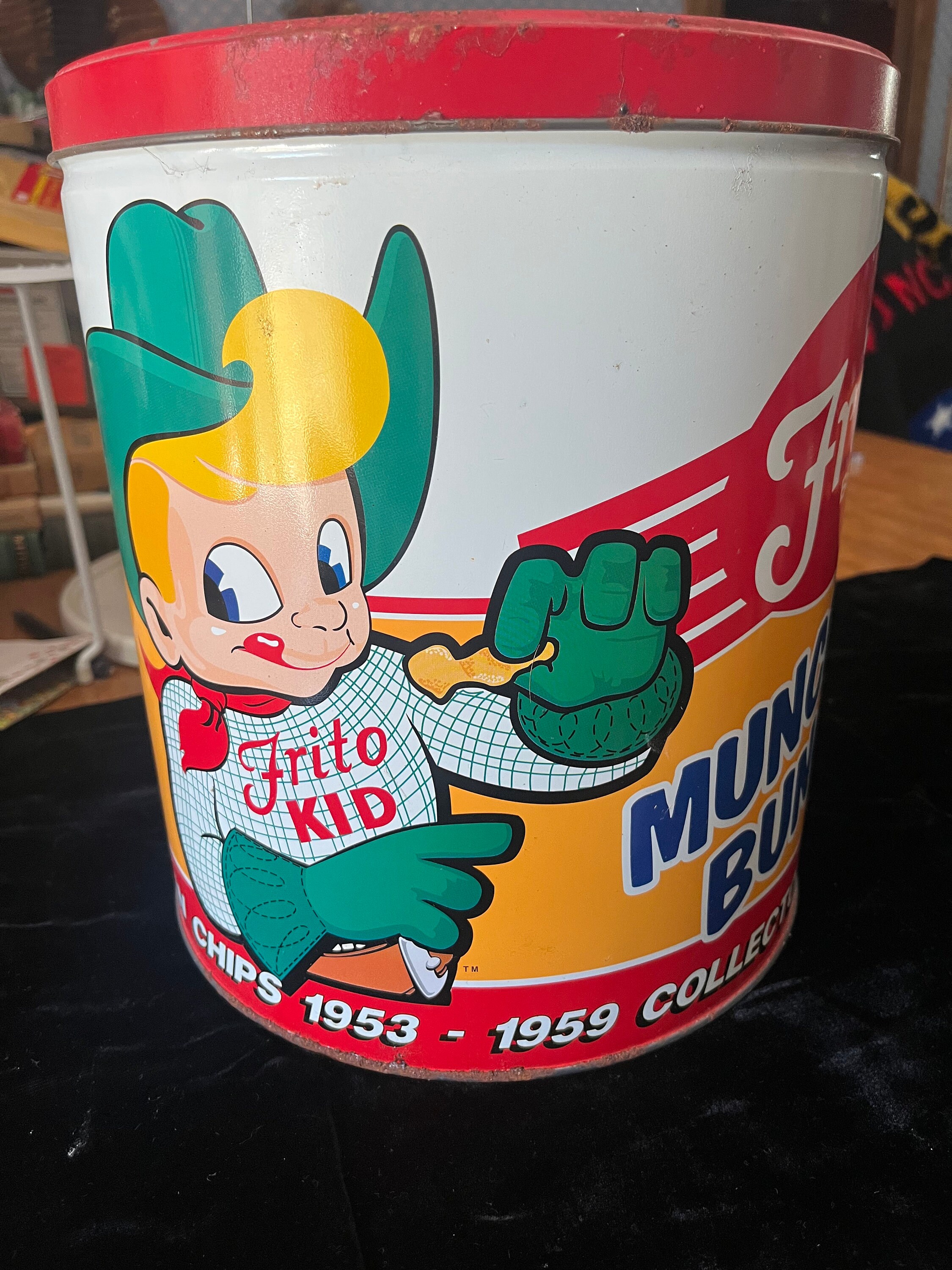 Vintage 1990s Fritos Kid Munch a Bunch Collectors Tin Canister - Etsy